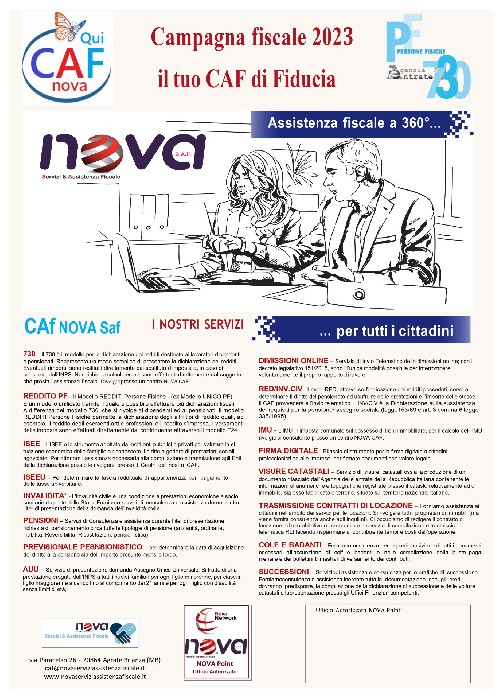NOVA Campagna Fiscale 2023 :: Nova servizi assistenza fiscale